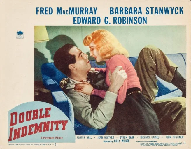 Double Indemnity Poster Double Indemnity. 1944. D: Billy Wilder. To