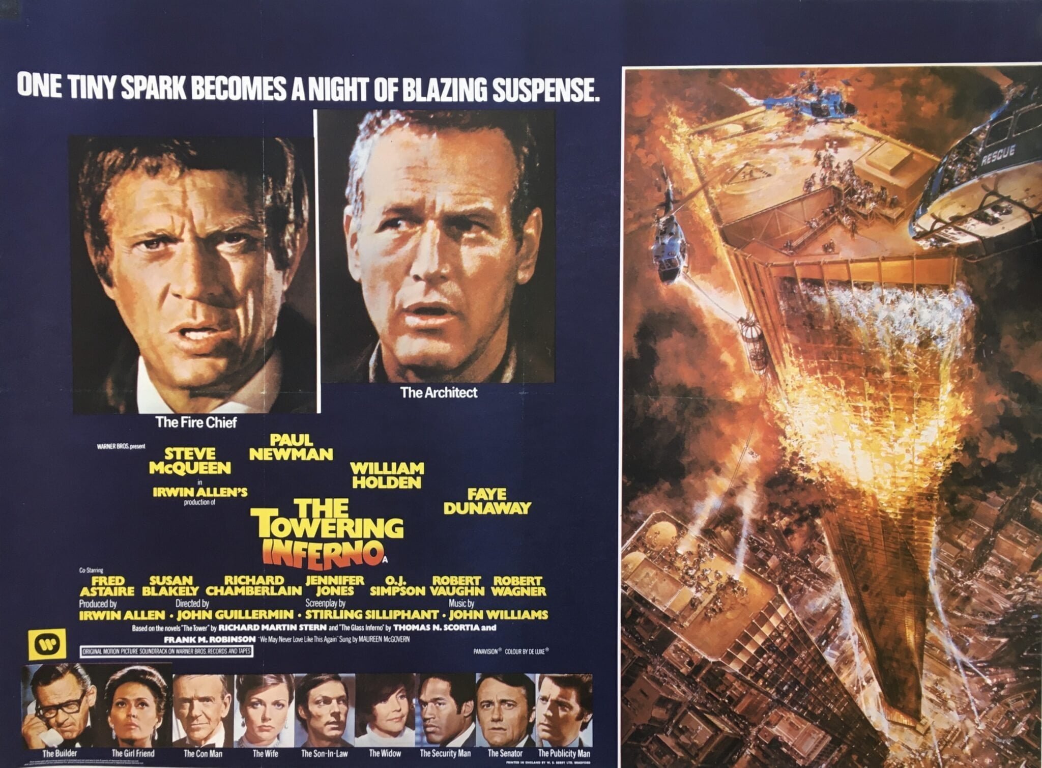 The Towering Inferno - Limelight Movie Art